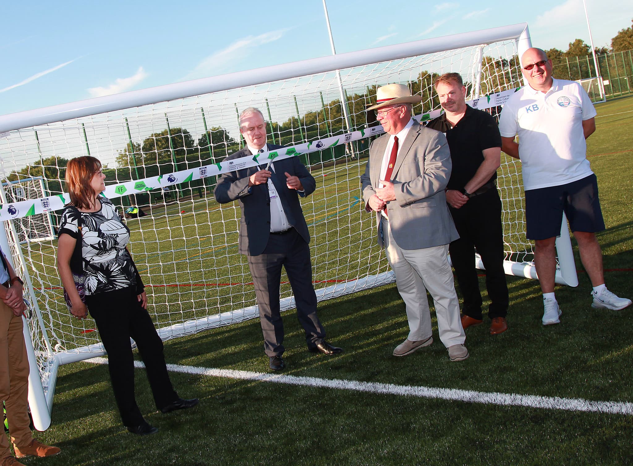 First of its kind 3G pitch in Wellingborough is opened at Redwell ...