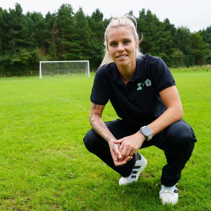 Rachel Daly visits her grassroots club to unveil pitch named in her ...