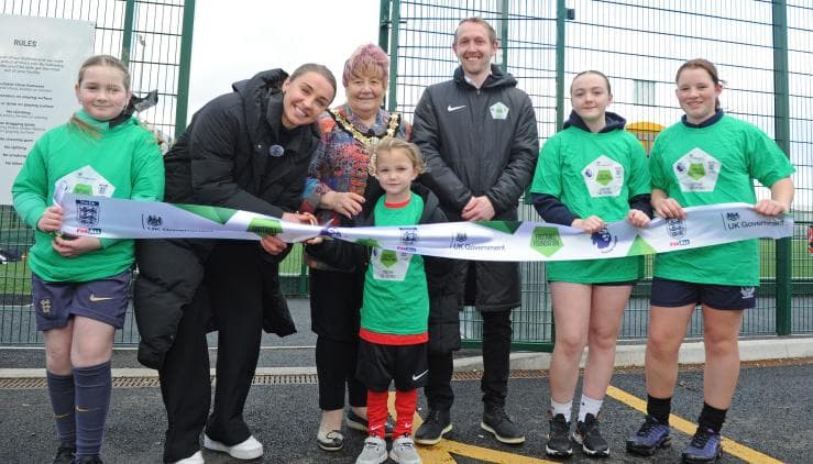 Niamh Charles returns to her roots to unveil a pitch named in her ...